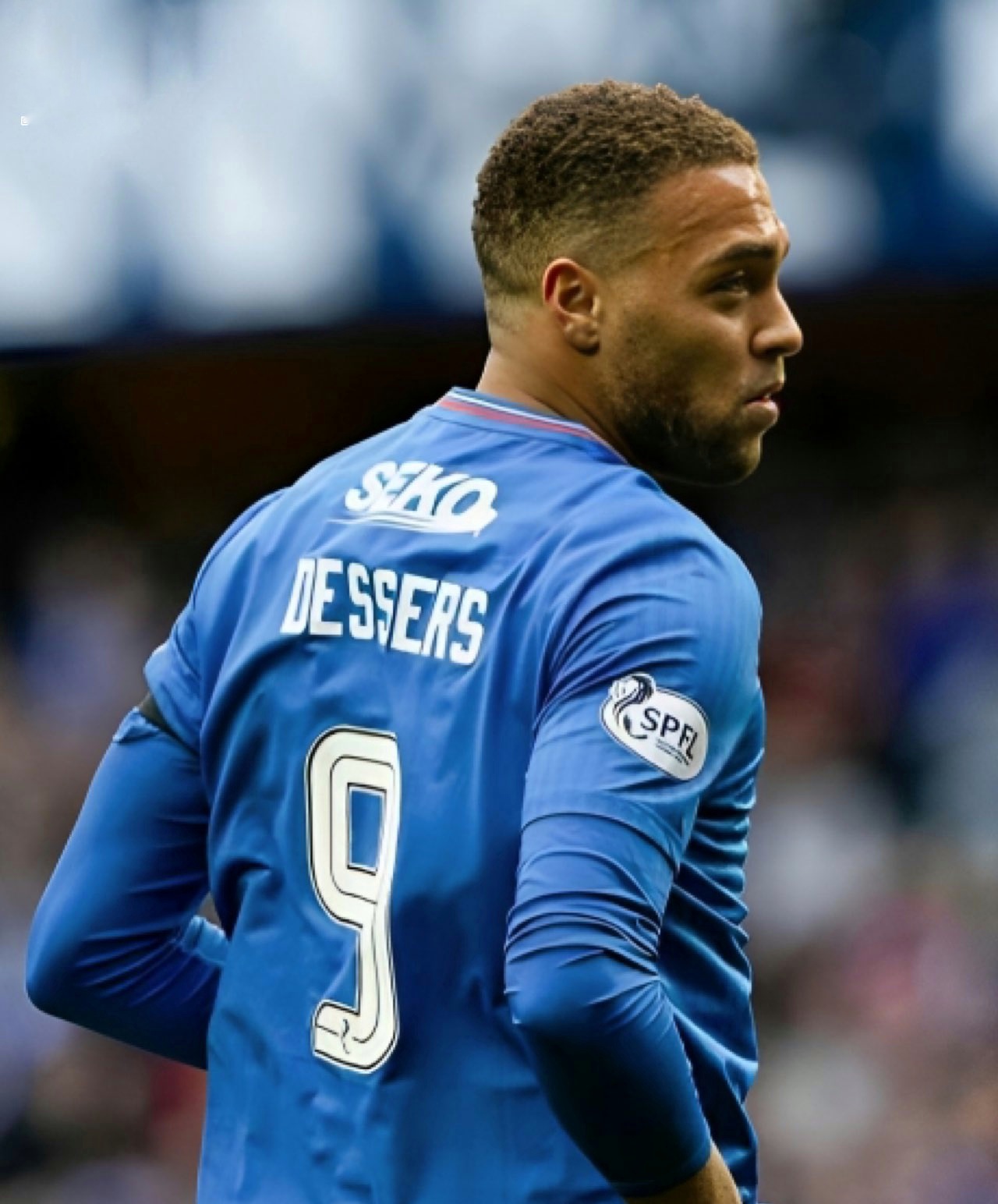 Cyriel Dessers net second league goal goal of season for Rangers