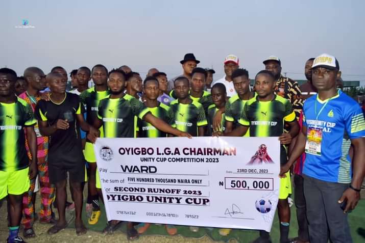 Okoloma: Ward 1 Clinches Oyigbo LGA Chairman Unity Cup 2023